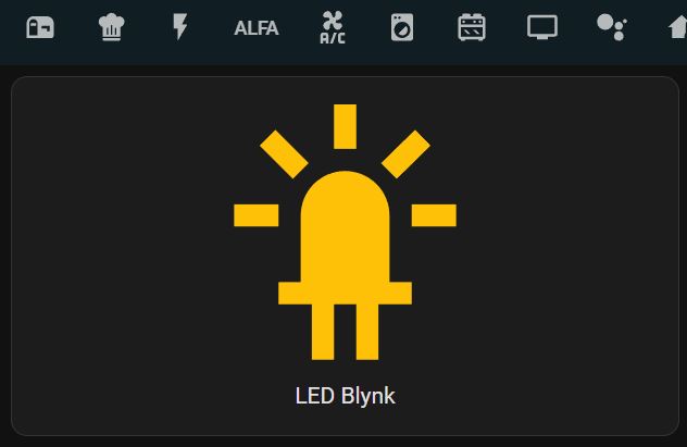 LED Blynk (Lampeggiante) ESPHome - PENDOLAS